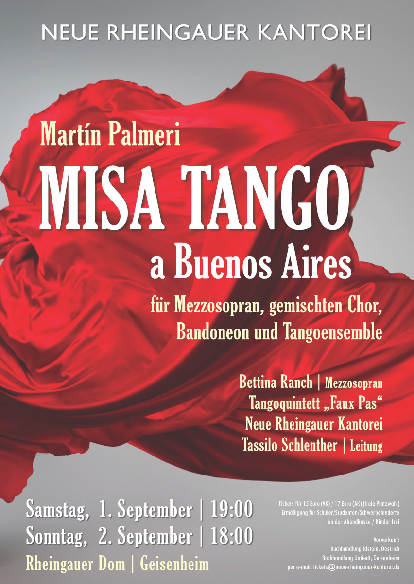 Martín Palmeri: Misa á Buenos Aires (Misa Tango) – Taunussteiner Kirchenmusik